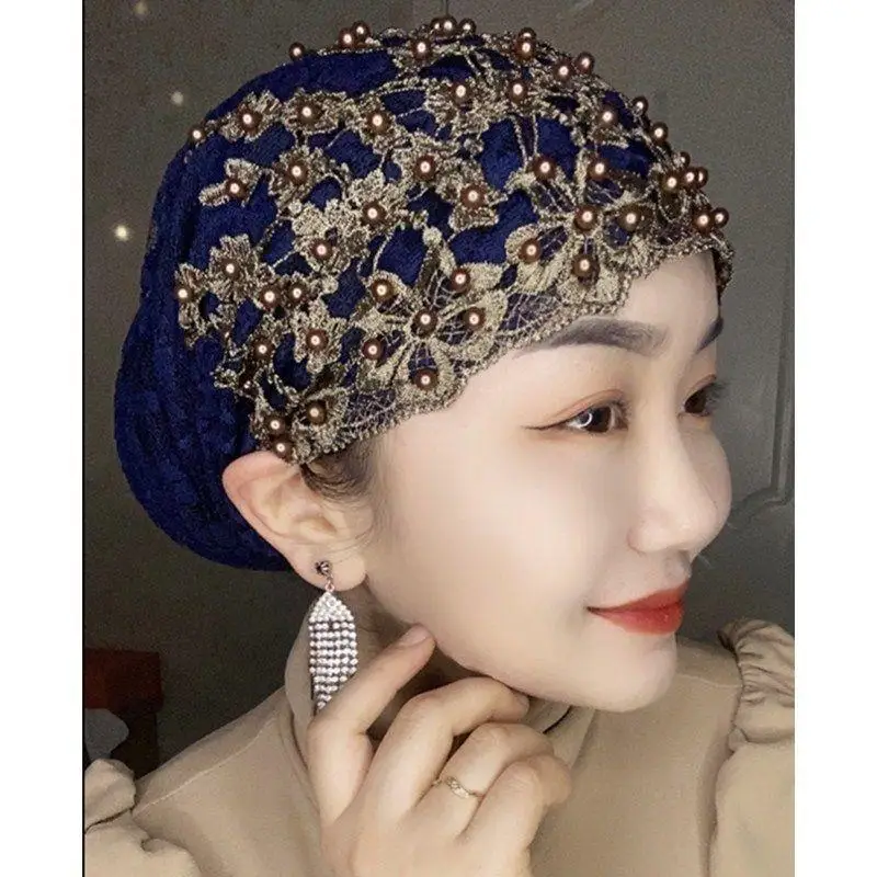 New Arrival! Beaded Hat for Women | Muslim Headscarf | Convenient ...