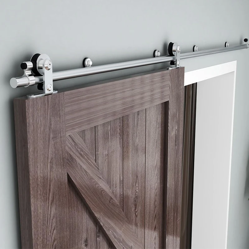 TSMST-4-12FT-Sliding-Sliding-Door-Hardware-Rail-Kit-Stainless-Steel ...