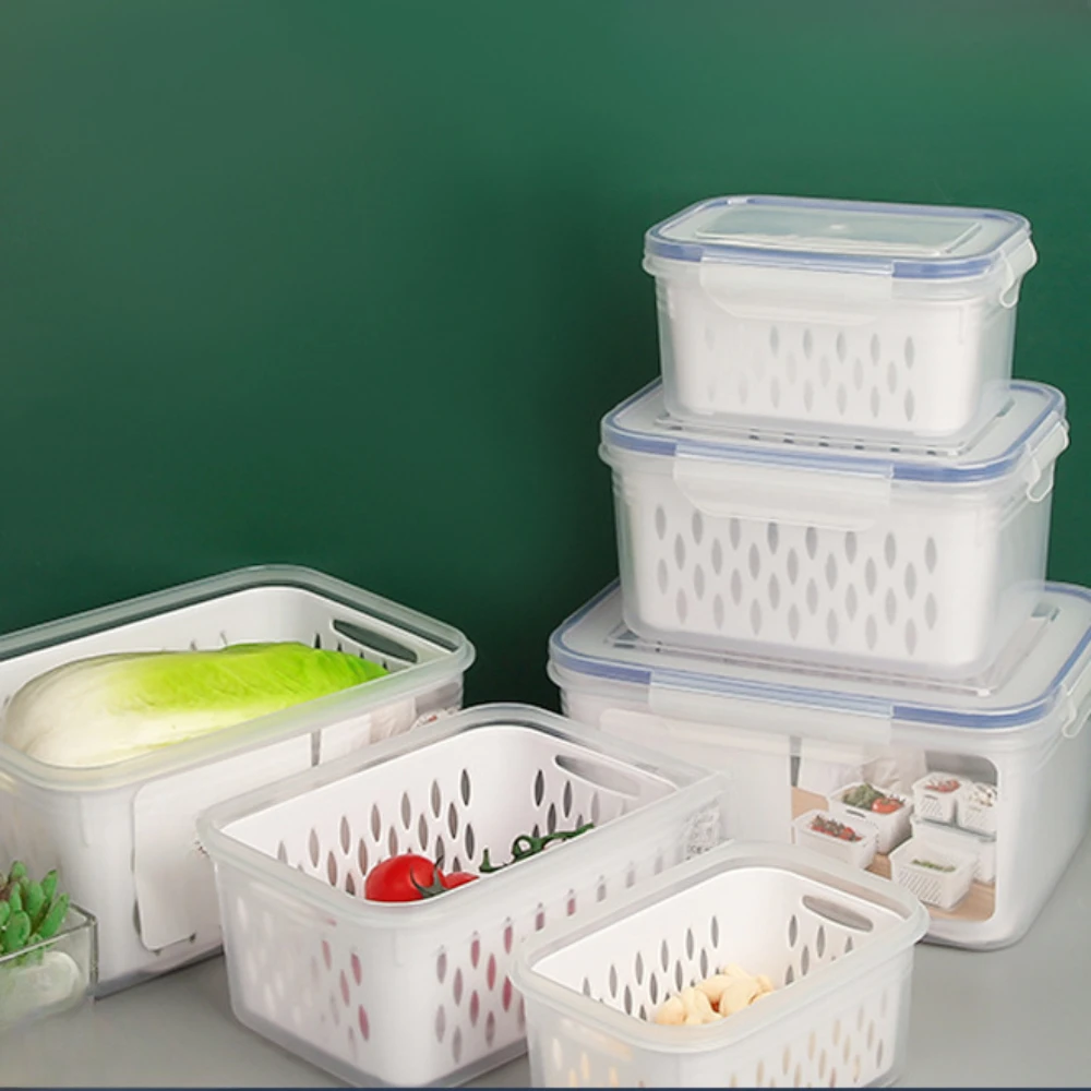Refrigerator-Storage-Box-Fridge-Organizer-Fresh-Vegetable-Fruit-Boxes ...