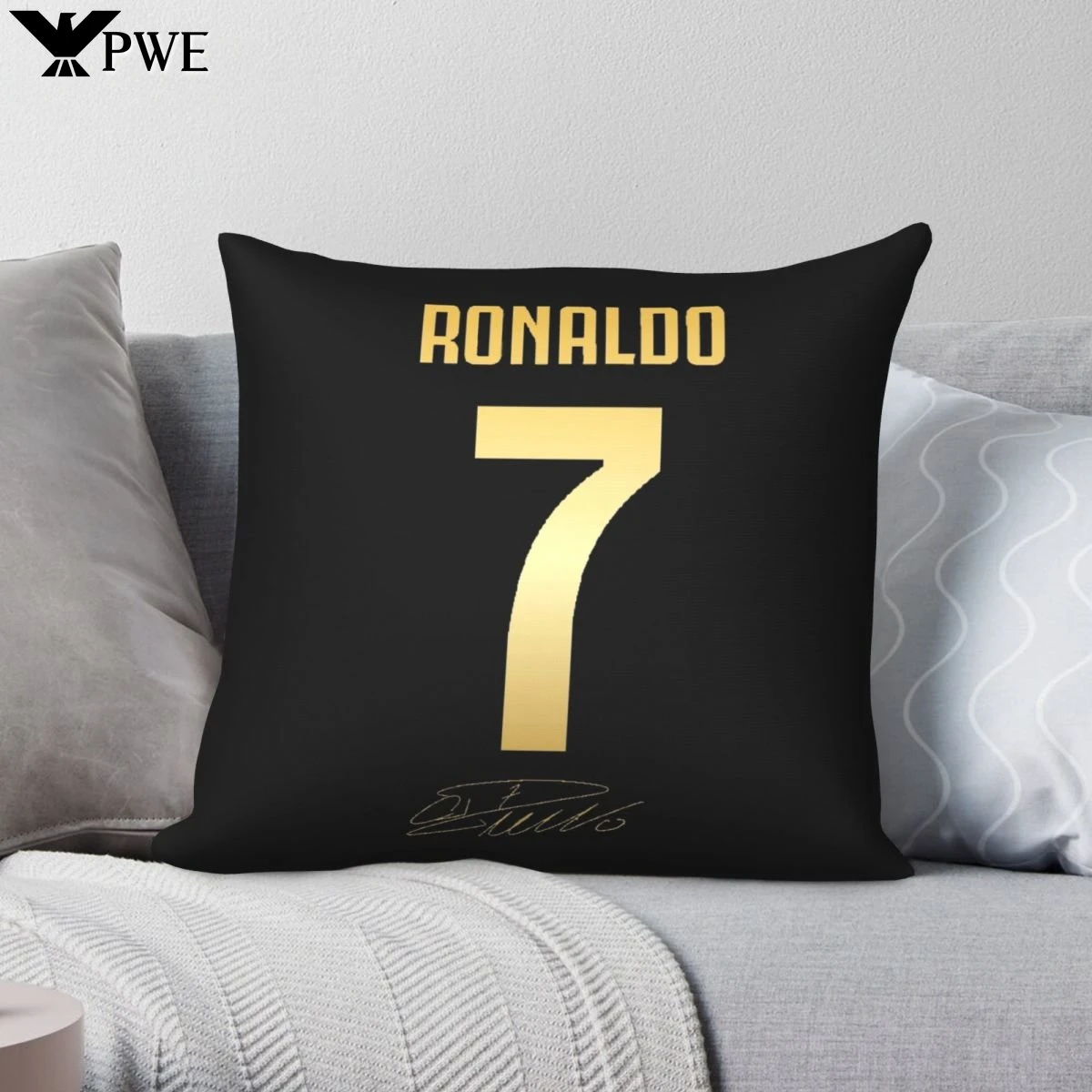 CR7-Cristiano-Ronaldo-Pillowcase-Polyester-Linen-Velvet-Printed-Zip ...
