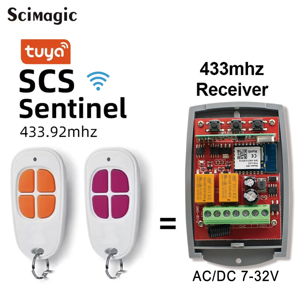 SCS-SENTINEL-Controlador-Tuya-WiFi-Smart-Life-Receptor-de-Puerta-de ...