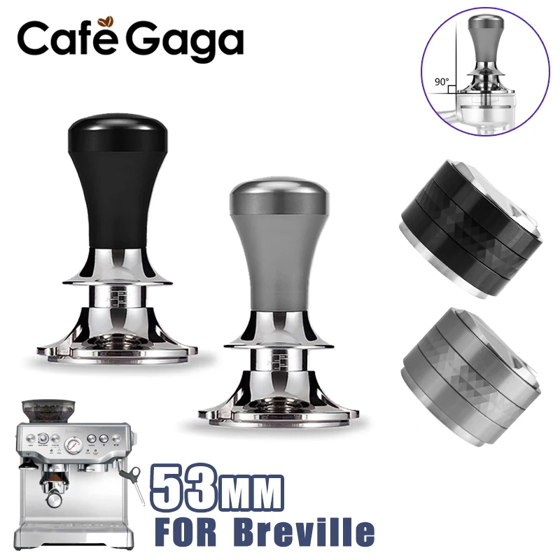 53mm Coffee Tamper Adjustable Depth Calibrated Powder Hammer For ...