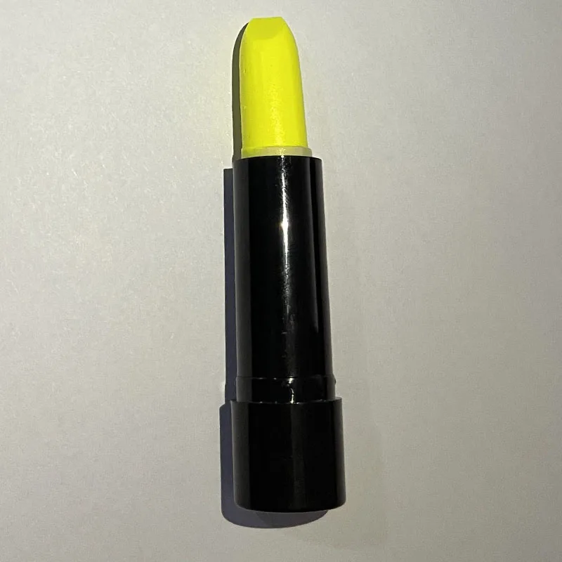 Neon Yellow Lipstick