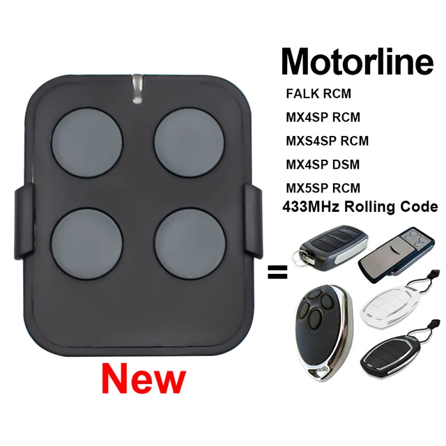 Motorline Falk Rcm Garázs Ajtó / Kapu Távirányítóhoz 433,92Mhz Gördülő ...