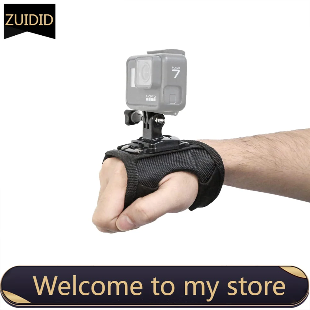 360-Degrees-Wrist-Band-Arm-Strap-Belt-Tripod-Mount-for-GoPro-Hero-11-10 ...