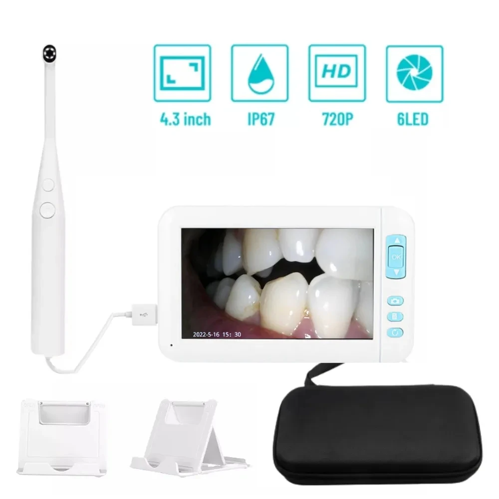 4-3-Inch-Screen-Home-Use-Intraoral-Endoscope-Camera-with-6LED-Lights ...