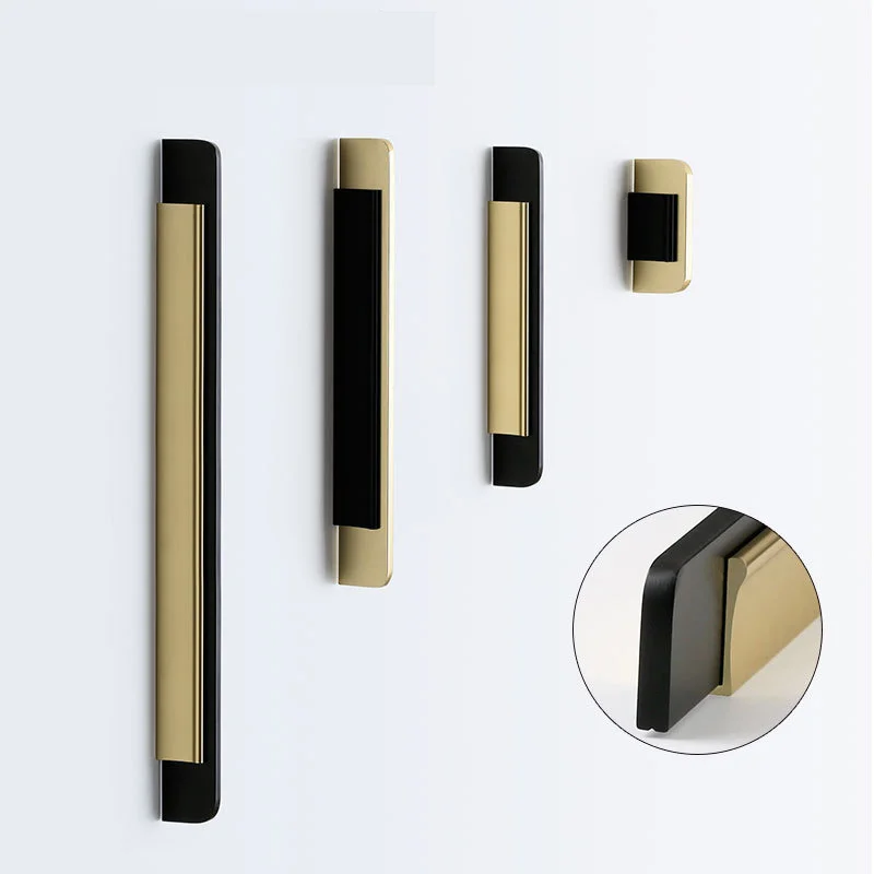 Modern Gold Chrome Kitchen Handle Cabinet Knobs And Handles Fashion ...