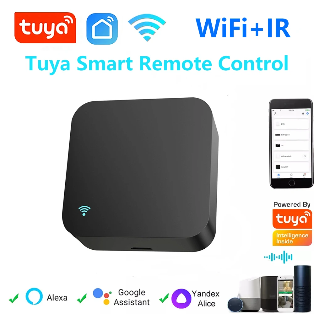 Tuya humidificador de TV inteligente con Control remoto IR, WiFi, infrarrojo Universal para el ...