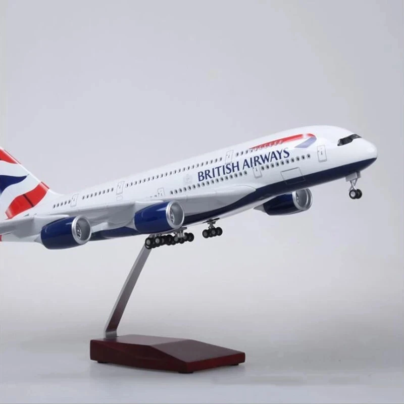 1-160-Scale-46CM-Aircraft-Airbus-380-A380-British-Airways-Airplane ...