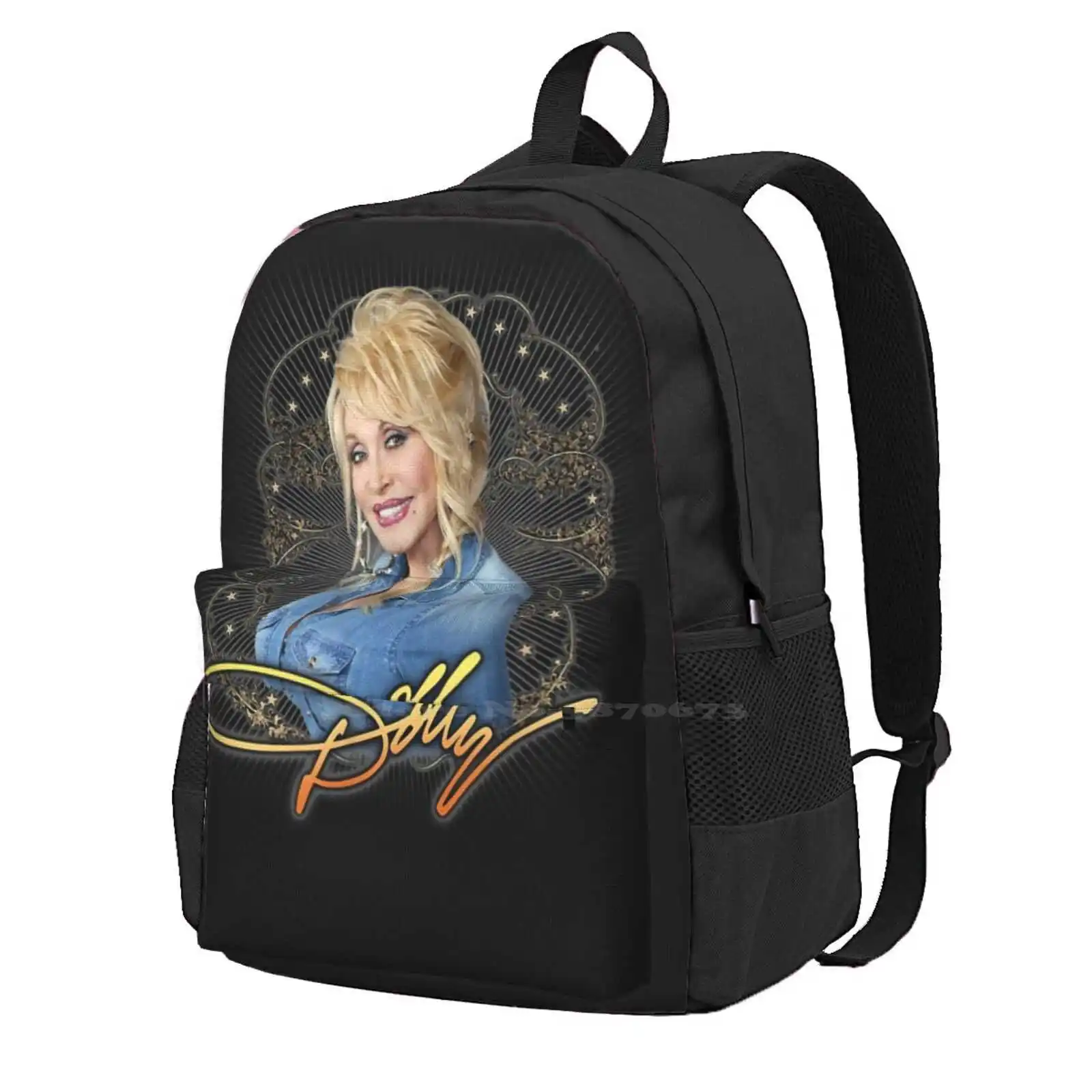 Dolly-Parton-Vintage-Relaxed-Fit-School-Bag-Big-Capacity-Backpack ...