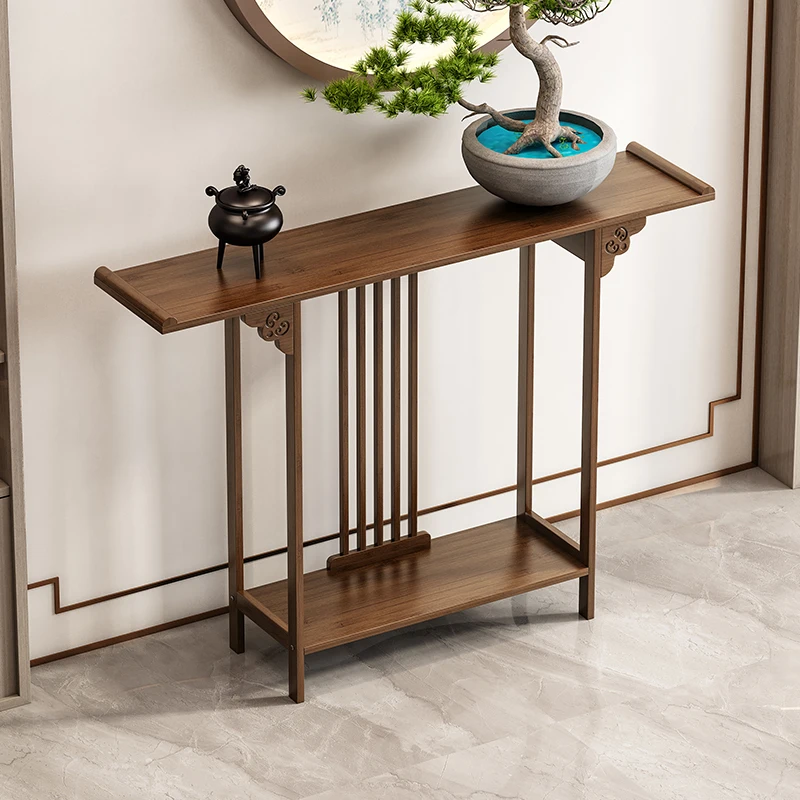 Luxury Folding Console Table Modern Vintage Entryways Table Drawers ...