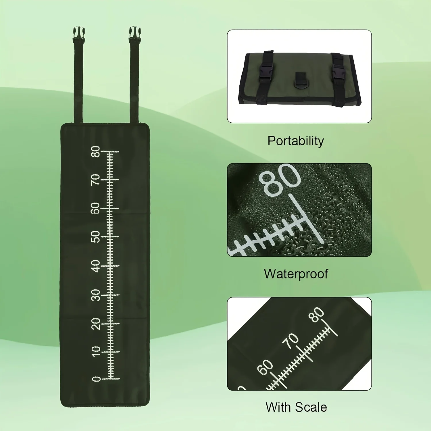 Fishing measurement mat, measuring fish mat, fishing auxiliary ...