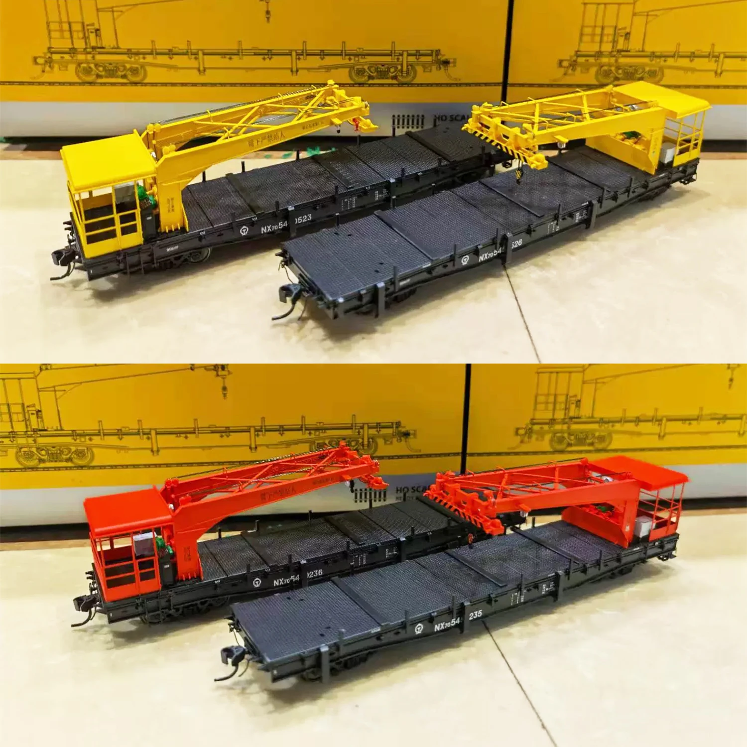 N27-Train-Model-HO-1-87-Public-Works-Rail-Retracting-and-Releasing-Boom ...