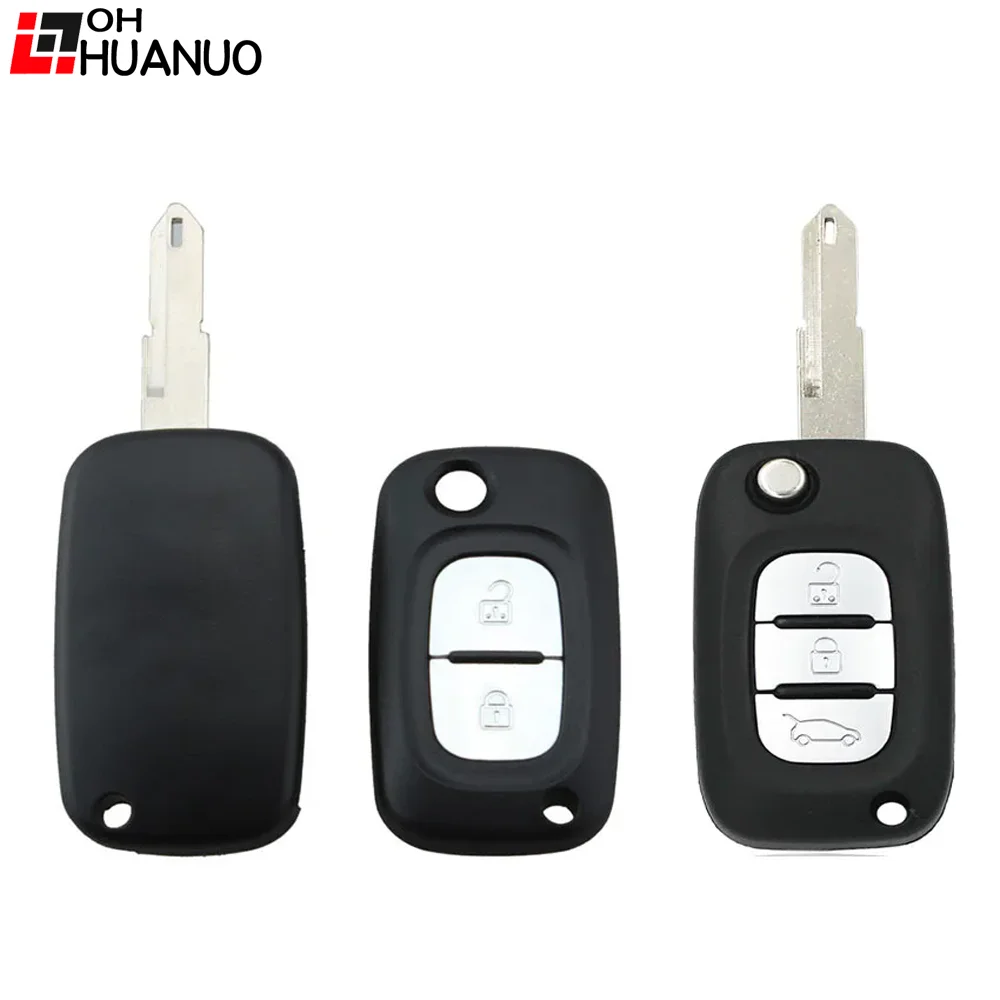 2-Button-3-Button-Remote-Key-Shell-Case-FOB-For-Renault-Clio-Kangoo ...