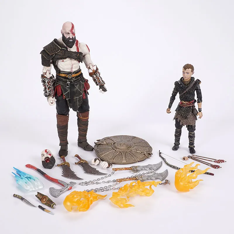 NECA-God-of-War-Action-Figure-Classic-Game-Kratos-Atreus-Ghost-of ...