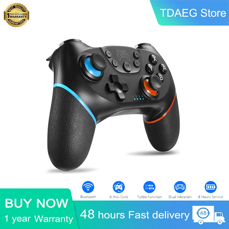 Mando-inal-mbrico-con-Bluetooth-para-Nintendo-switch-pro-Gamepad-Pro ...