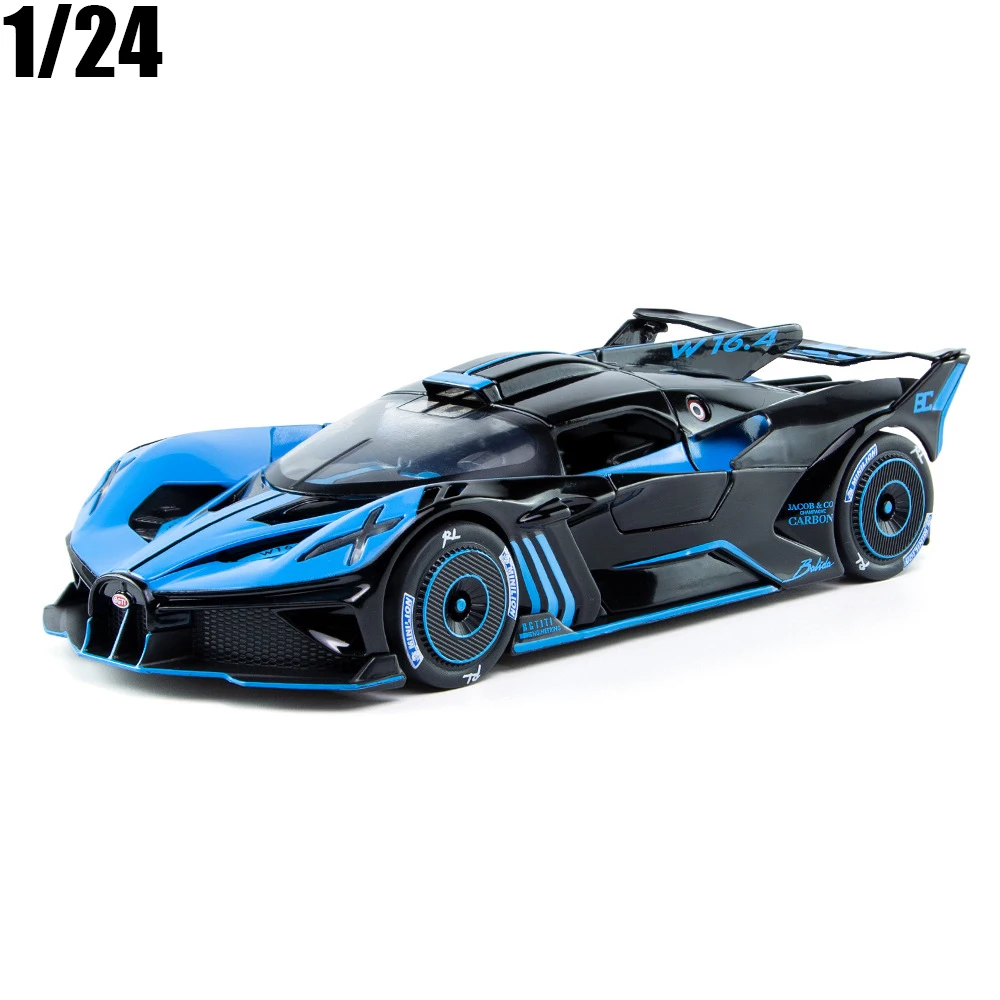 1:24 Bugatti Bolide Alloy Sports Diecast Car Model Metal Toy Vehicles ...