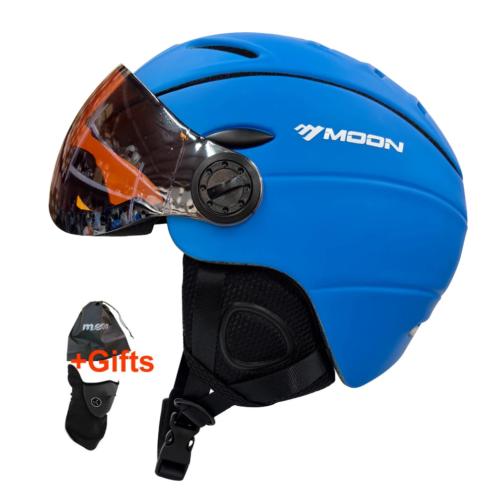 MOON-Professional-Half-covered-Ski-Helmet-Integrally-molded-Sports-man ...