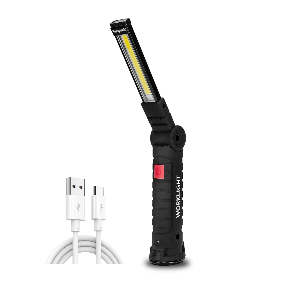 Rechargeable-Camping-LED-Flashlight-Work-Light-with-Magnet-and-Hook ...
