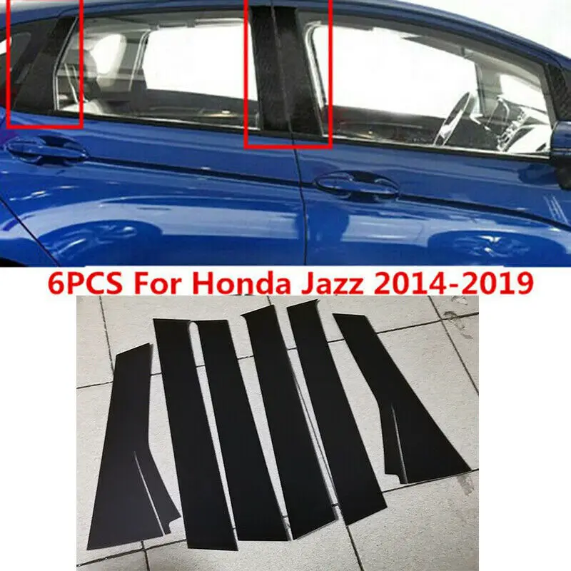 Juego de 6 pegatinas de coche para Honda Fit Jazz GK5, cubierta de ...