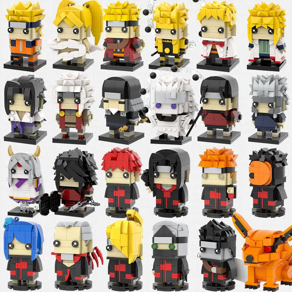 MOOXI-Anime-Cartoons-MOC-Bricks-Set-Compatible-BrickHeadsed-Building ...