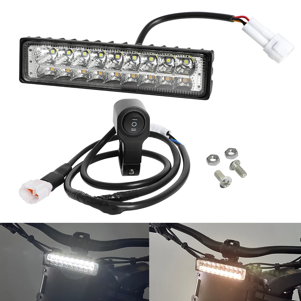 Motorcycle-Led-Headlight-With-Switch-For-Surron-Sur-Ron-Light-Bee-X-S ...