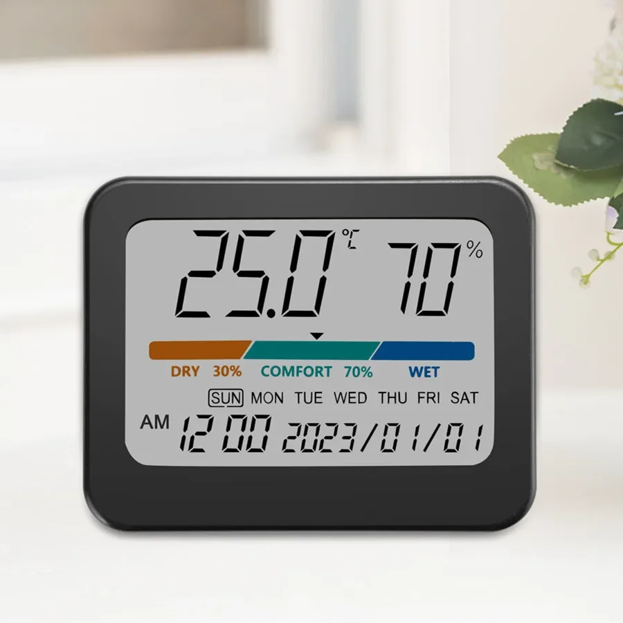 Ultra-Thin-Digital-Temperature-Humidity-Meter-Multi-function-Magnetic ...