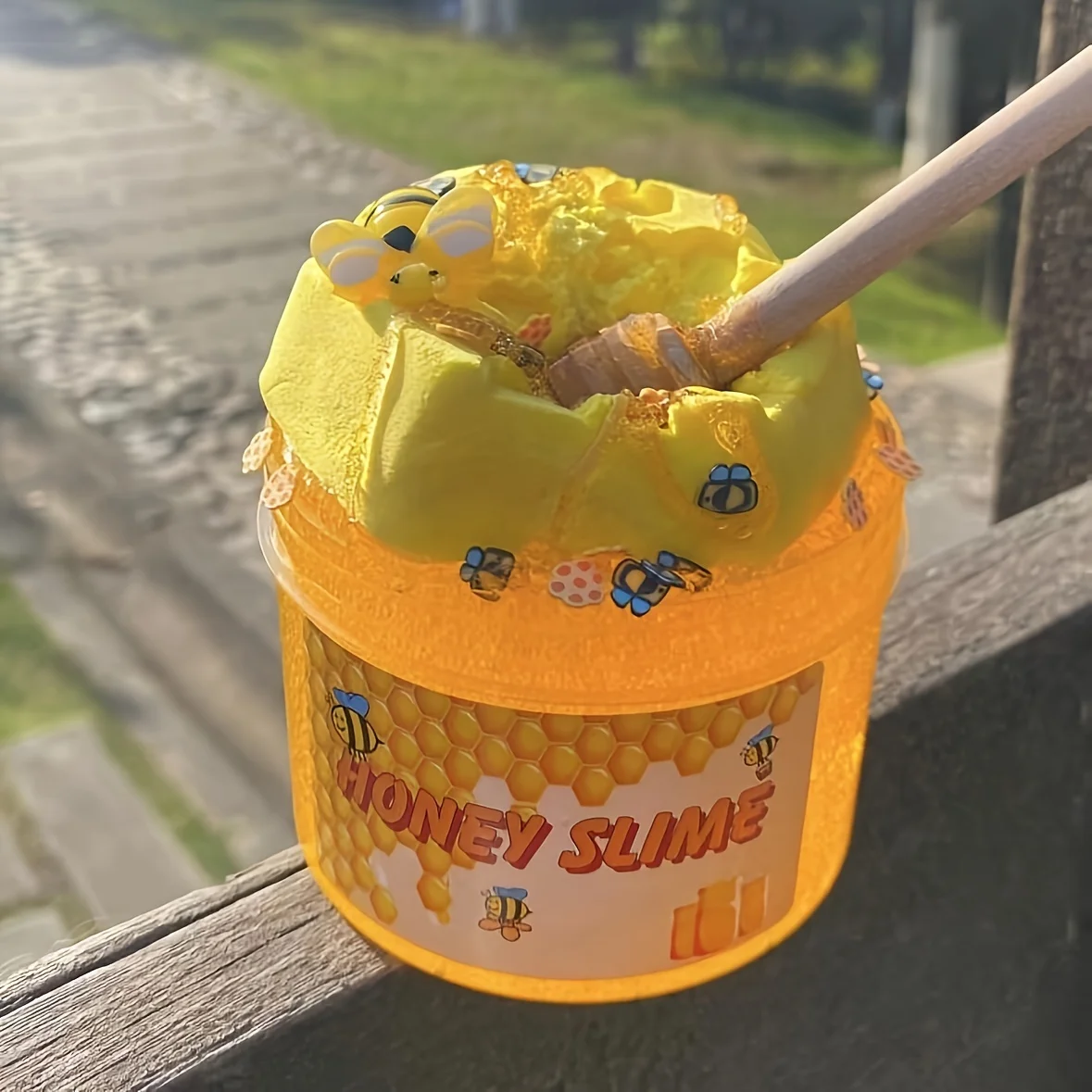 DIY-Honey-Slime-Set-Yellow-Transparent-Slime-Yellow-Clay-Simulated ...