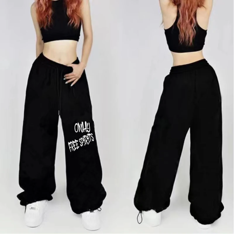 Street-Style-Letter-Print-Sweatpants-Women-Hip-hop-Fashion-New-Women ...