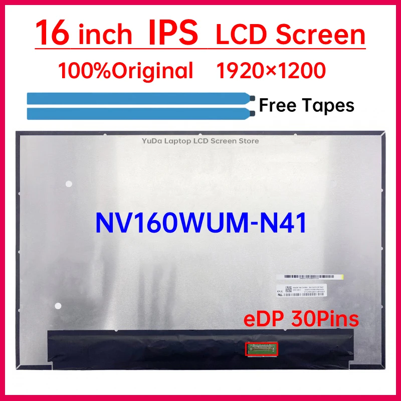 16-Inch-IPS-Laptop-LCD-Screen-NV160WUM-N41-Fit-NV160WUM-N41-Replacement-Display-Panel-Matrix ...