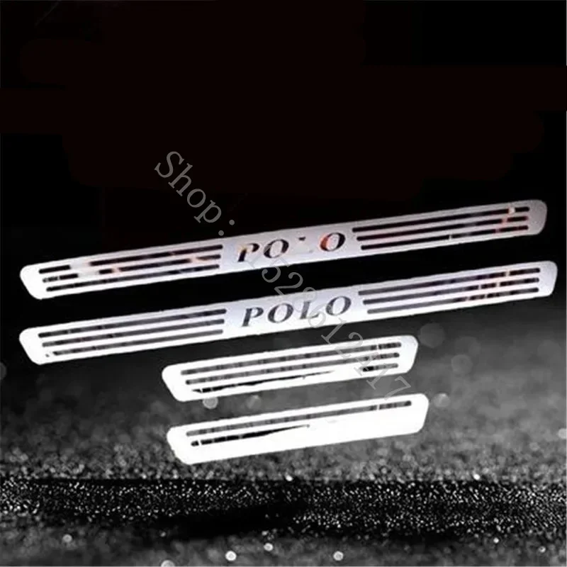 for-VW-Volkswagen-POLO-2011-2020-Accessory-Stainless-Steel-Door-Sill ...