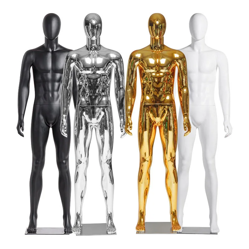 Custom-Boutique-Muscular-Men-Clothing-Store-Glossy-Chrome-Whole-Body ...