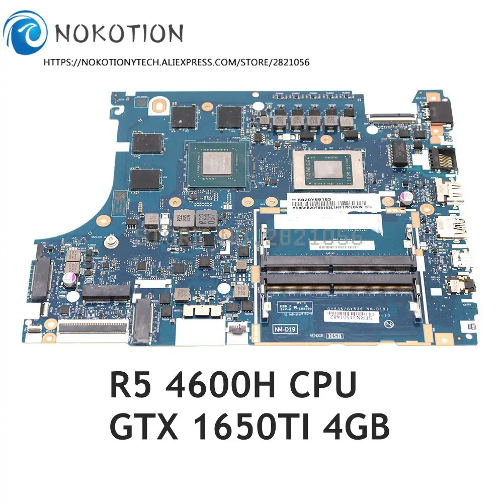 NOKOTION 5B20Y88163 GY535 GY536 NM-D191 For Lenovo IdeaPad Gaming 3 ...