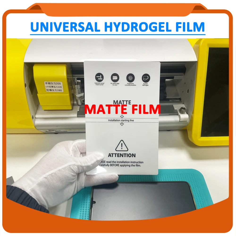 50PCS TPU HD Matte Privacy BLUE Flexible Hydrogel Film Mobile Phone ...