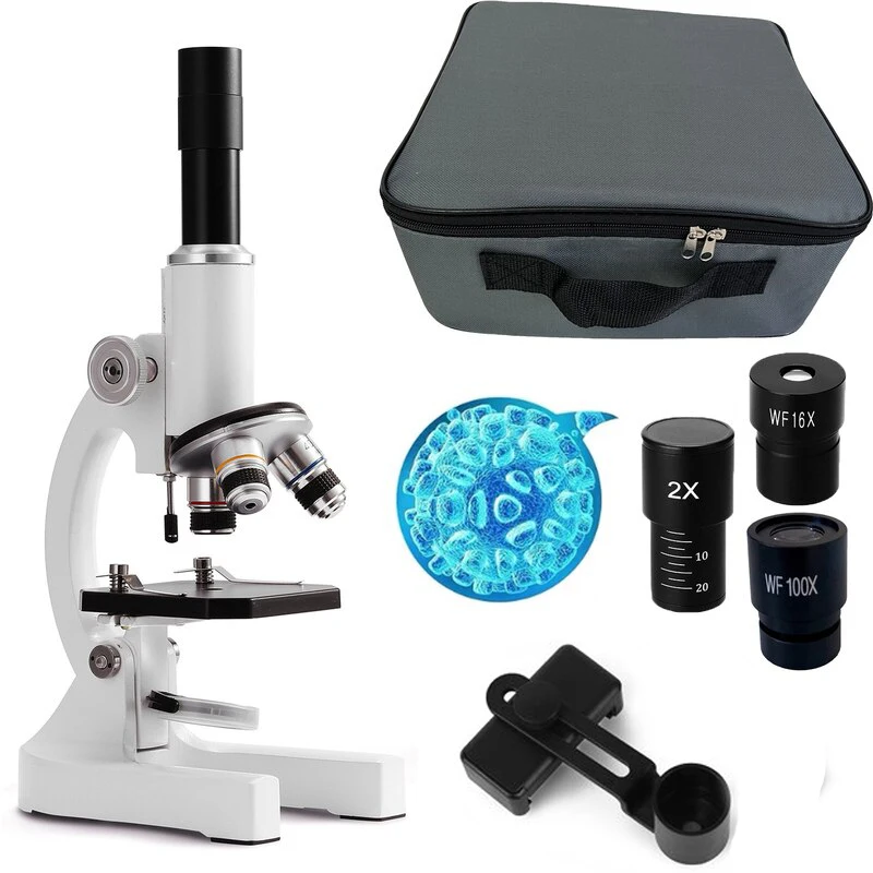 Microscopio-ptico-Monocular-64X-2000X-para-ni-os-de-escuela-primaria ...