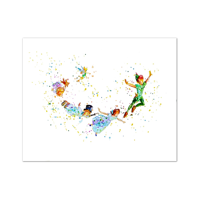 Peter Pan Flying Drawings