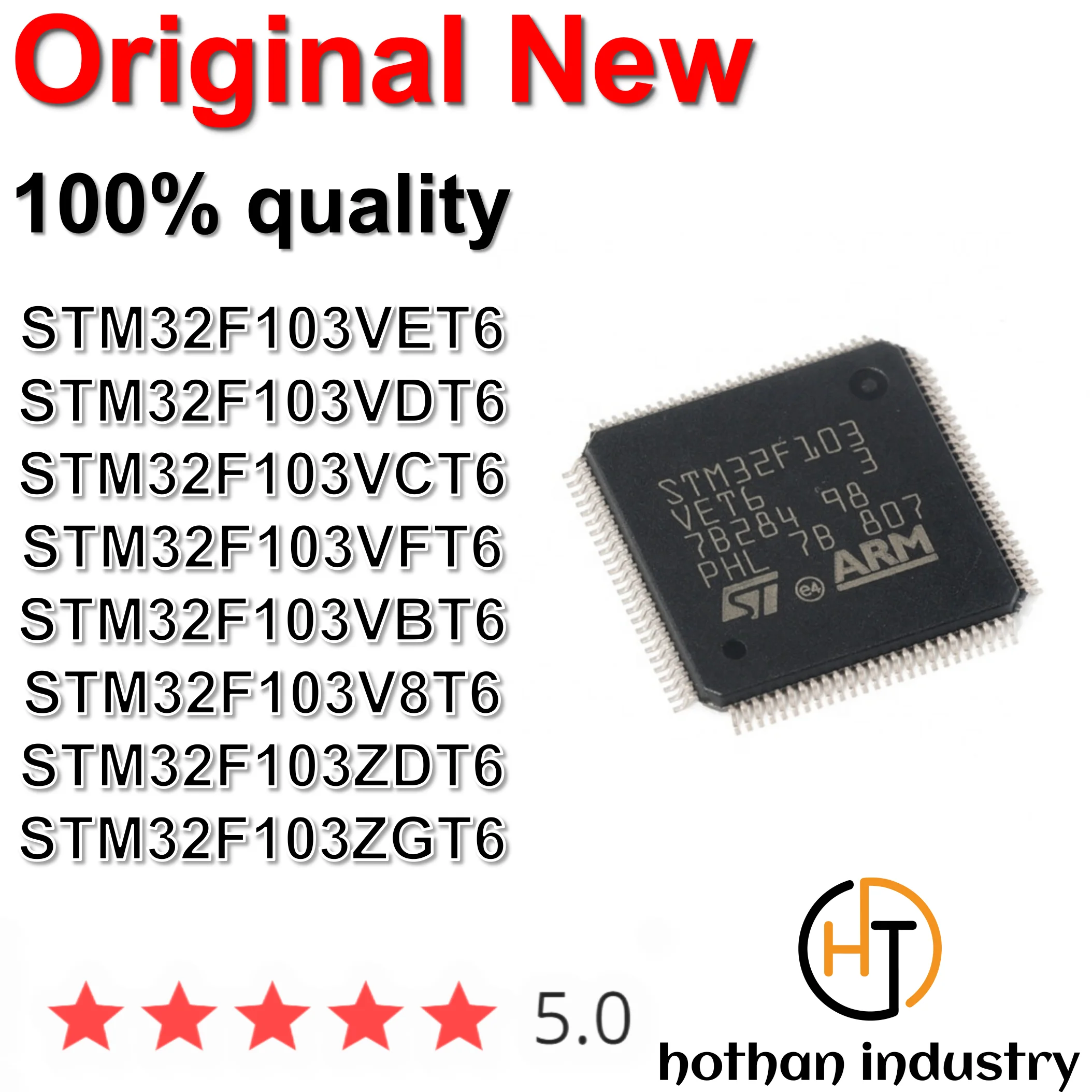 2022+ 100% Orignal STM32F103VET6 STM32F103VDT6 STM32F103VCT6 STM32F103VFT6 STM32F103VBT6 ...