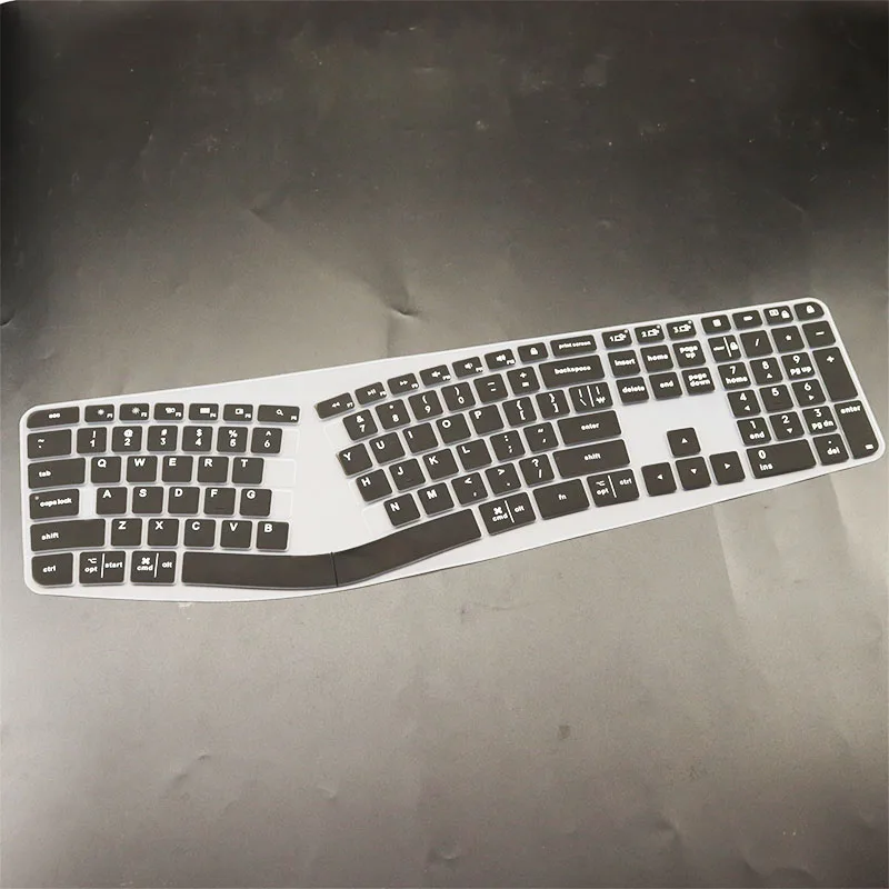 Silicone Keyboard cover Protector for Logitech K860 Ergonomic Keyboard ...