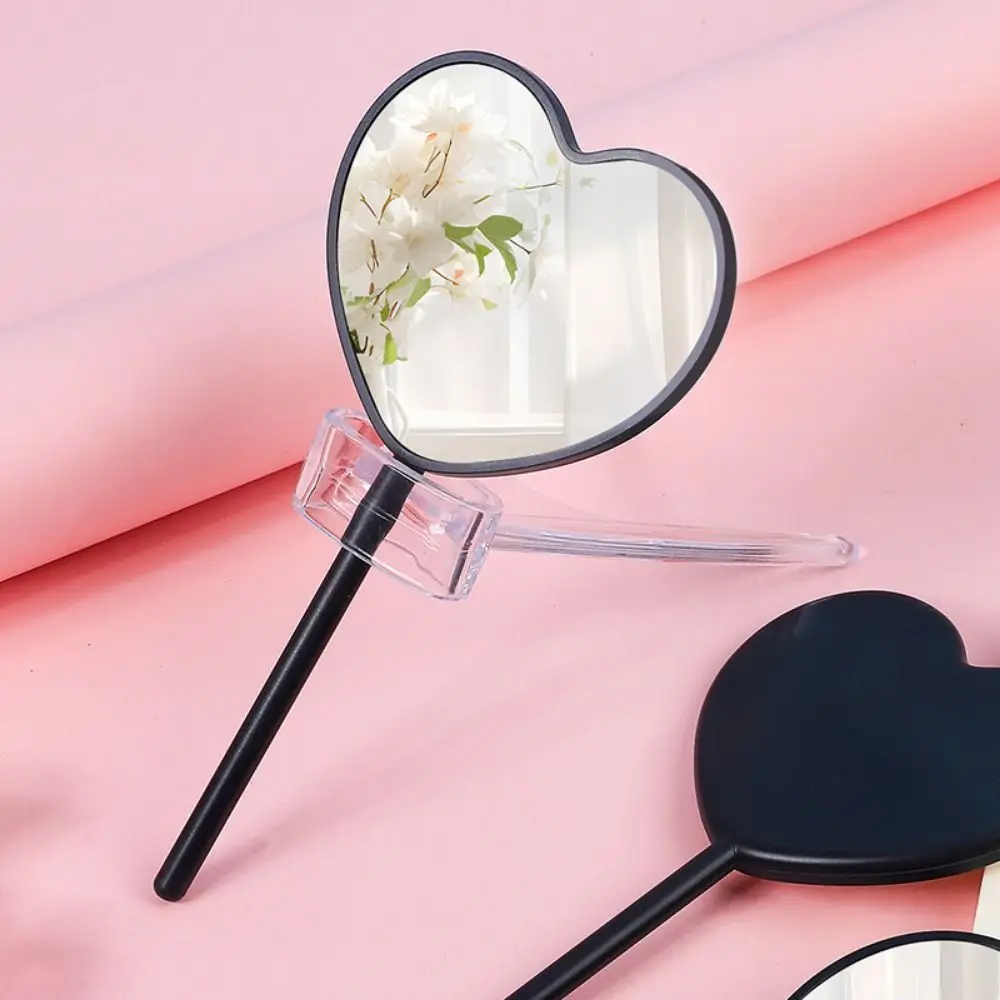 Handmade-Love-Heart-Handle-Mirror-Portable-DIY-Cute-Hand-held-Makeup ...