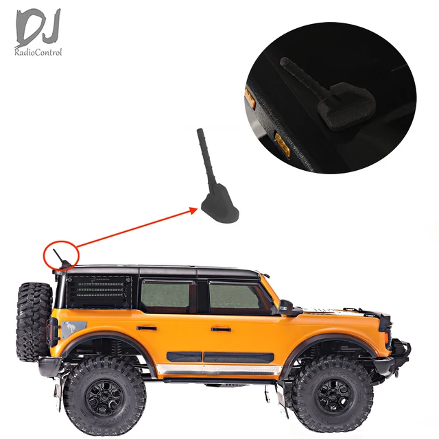 DJ 1/10 Fenders LED Lights Tool Box Luggage Foot Pedals Chassis Armor ...