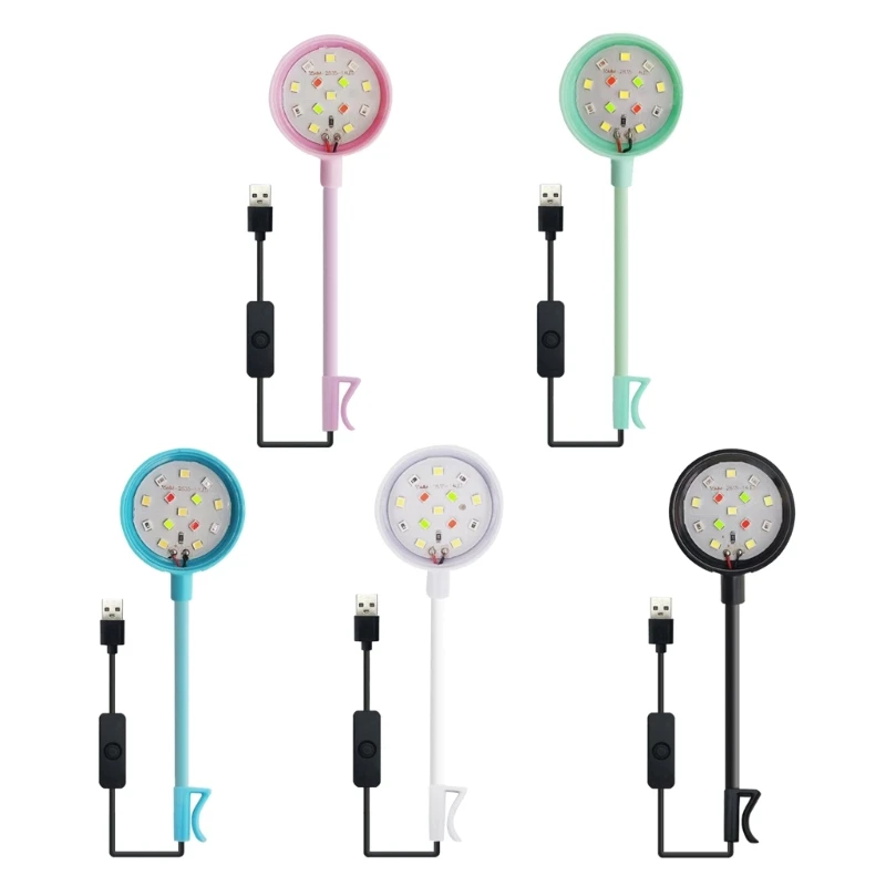 Small-Aquarium-Fish-Light-Led-Convenient-Chargeable-Clip-Landscaping ...