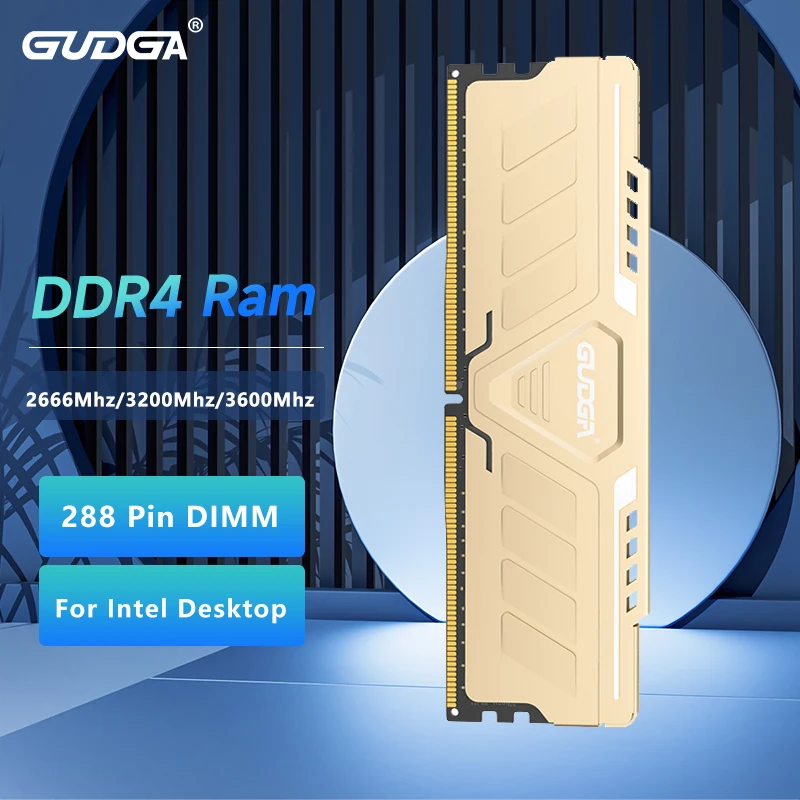 GUDGA DDR4 8GB/16GB/32GB 3600MHz/4000MHz/3200MHz 288-Pin DIMM RAM CL18 ...