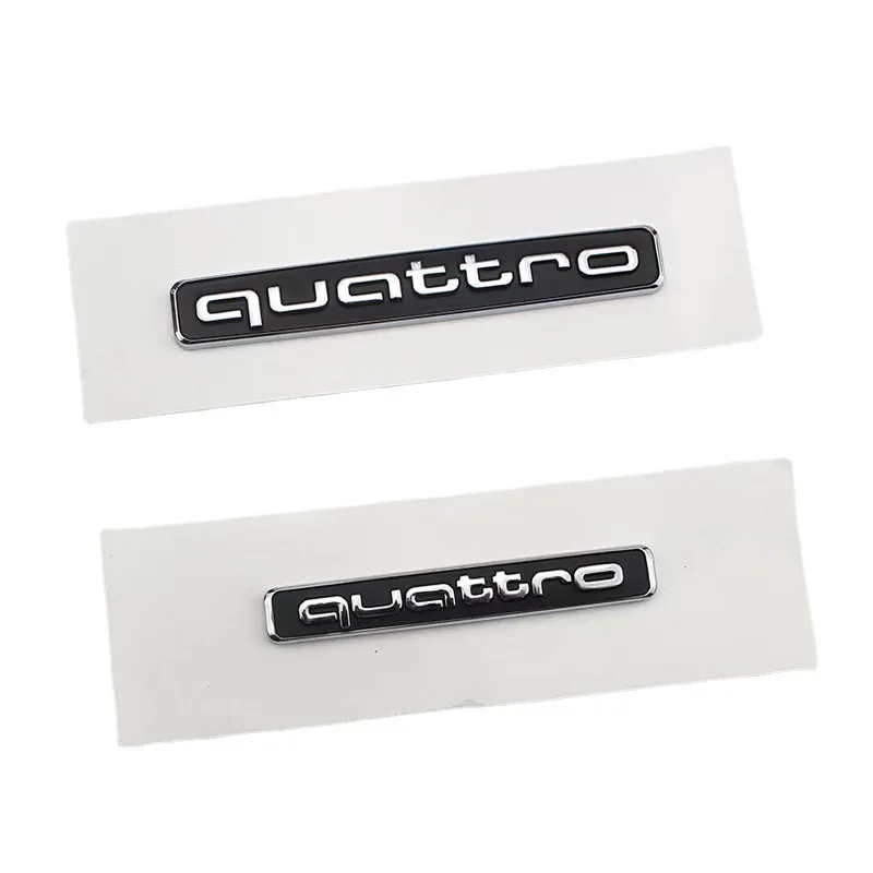 Car-Sticker-ABS-Fender-Trunk-Logo-Decals-For-Audi-Quattro-A3-A4-A6-A5 ...