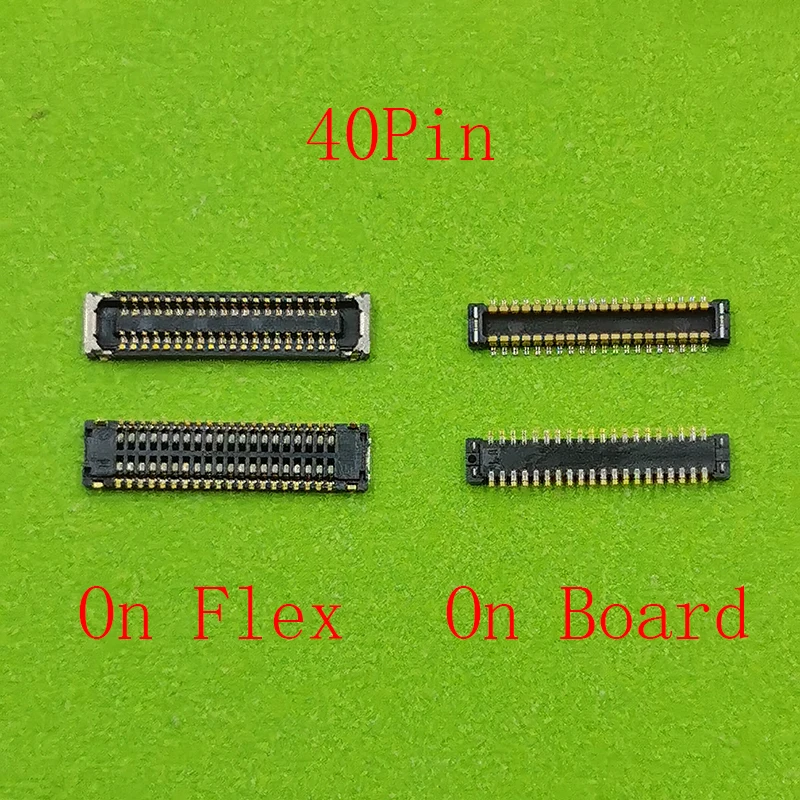 2pcs 40pin Lcd Display Screen FPC Connector For Samsung Galaxy A8 A7 ...