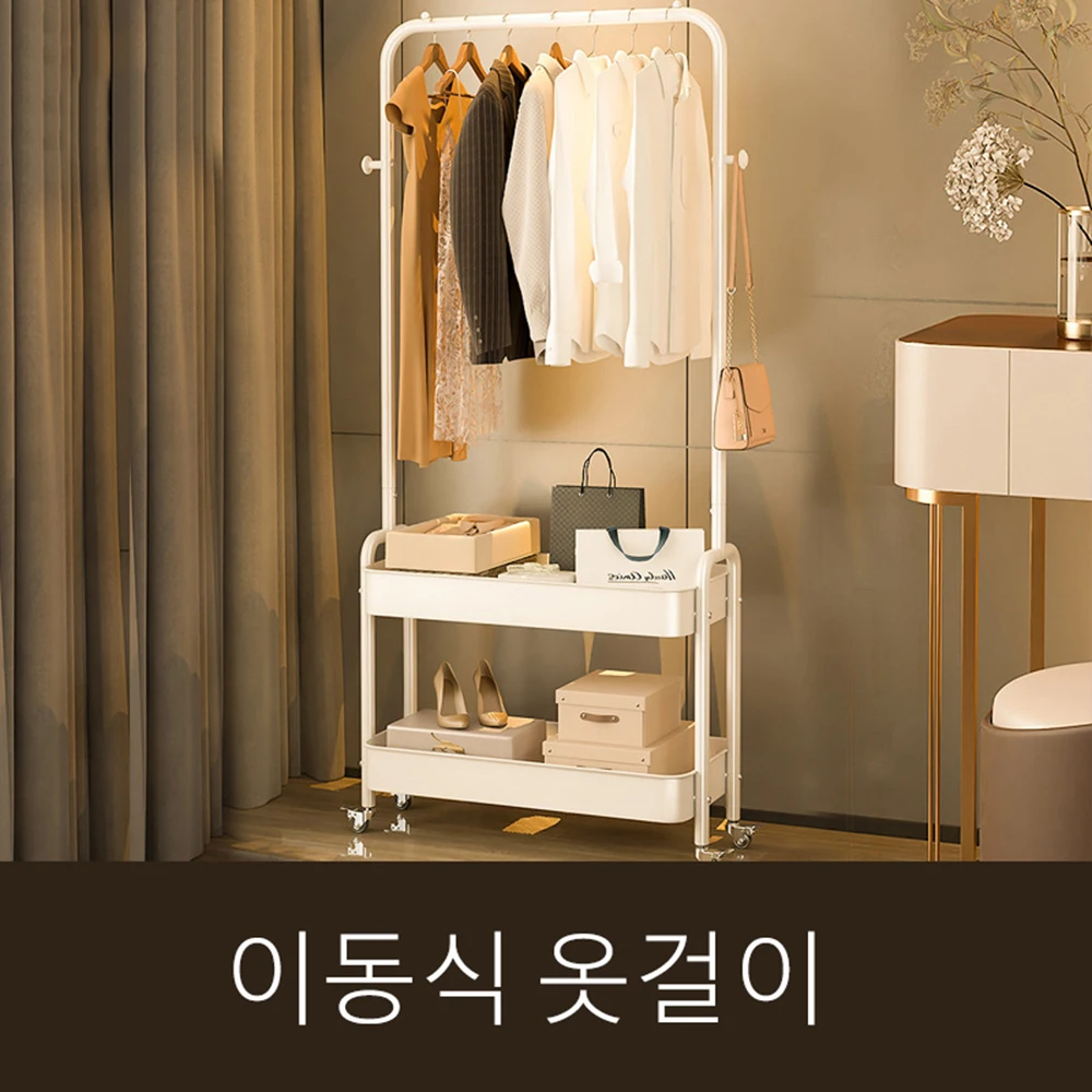 Floor-Corner-Rack-Clothes-Movable-Clothes-Rack-Portability-Household ...