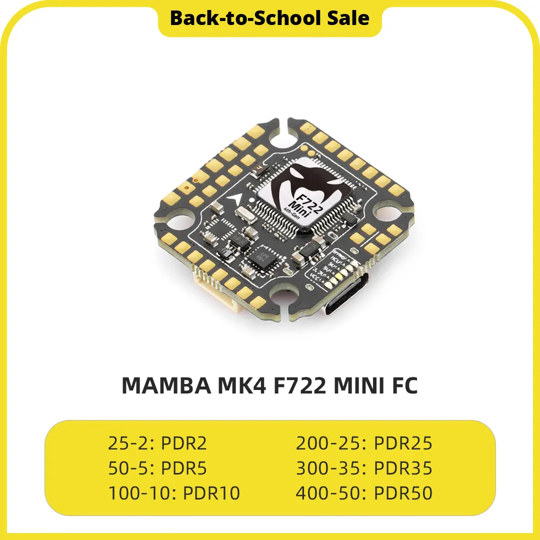 MAMBA MK4 F722 MINI MK4 Flight Controller Full Functional with Big ...