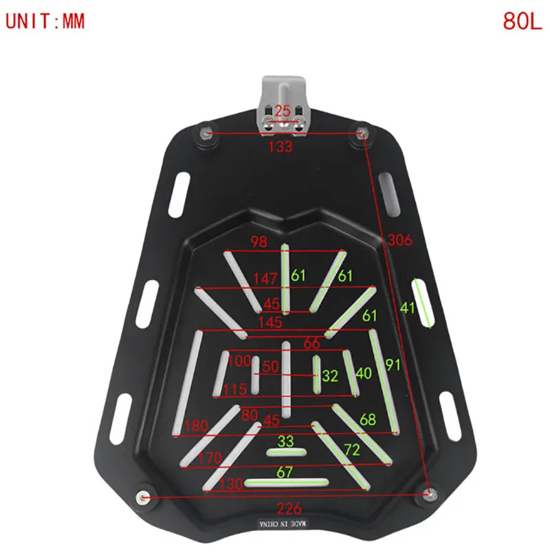 Universal-80L-Bracket-Base-Plate-Motorcycle-Rear-Top-Luggage-Box ...