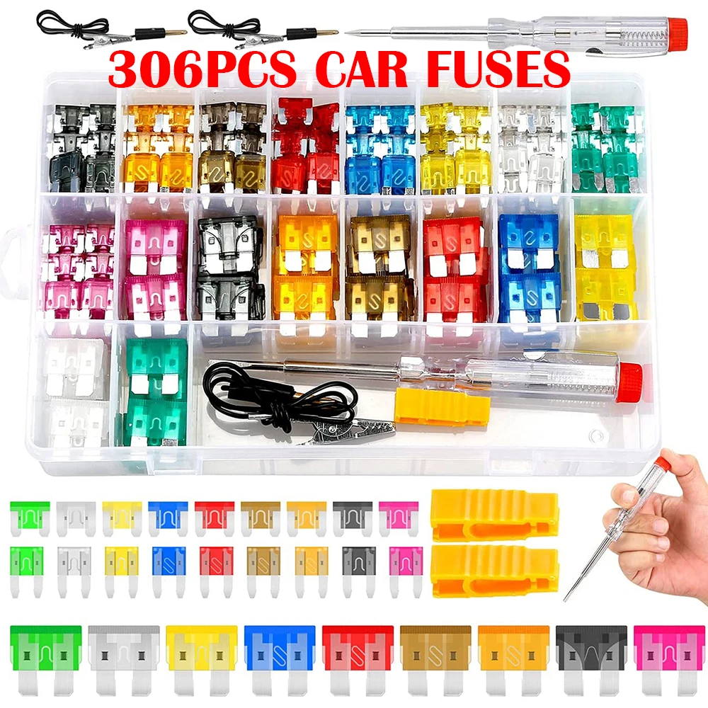 Car-Fuse-Automotive-Fuse-Amplificador-com-Box-Clip-Combina-o-Blade-Fuse ...