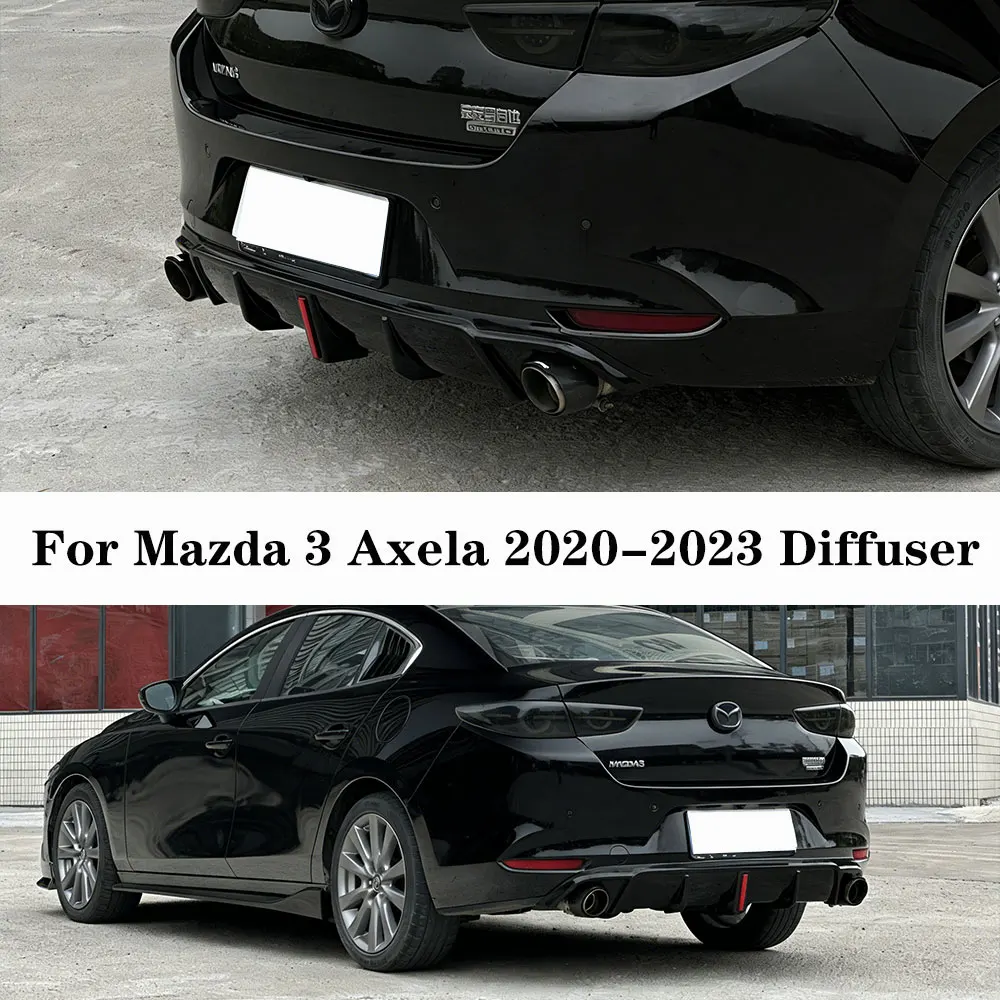For Mazda 3 Axela 2020-2023 Front Lip Rear Lip Side Skirts Diffuser Lip ...
