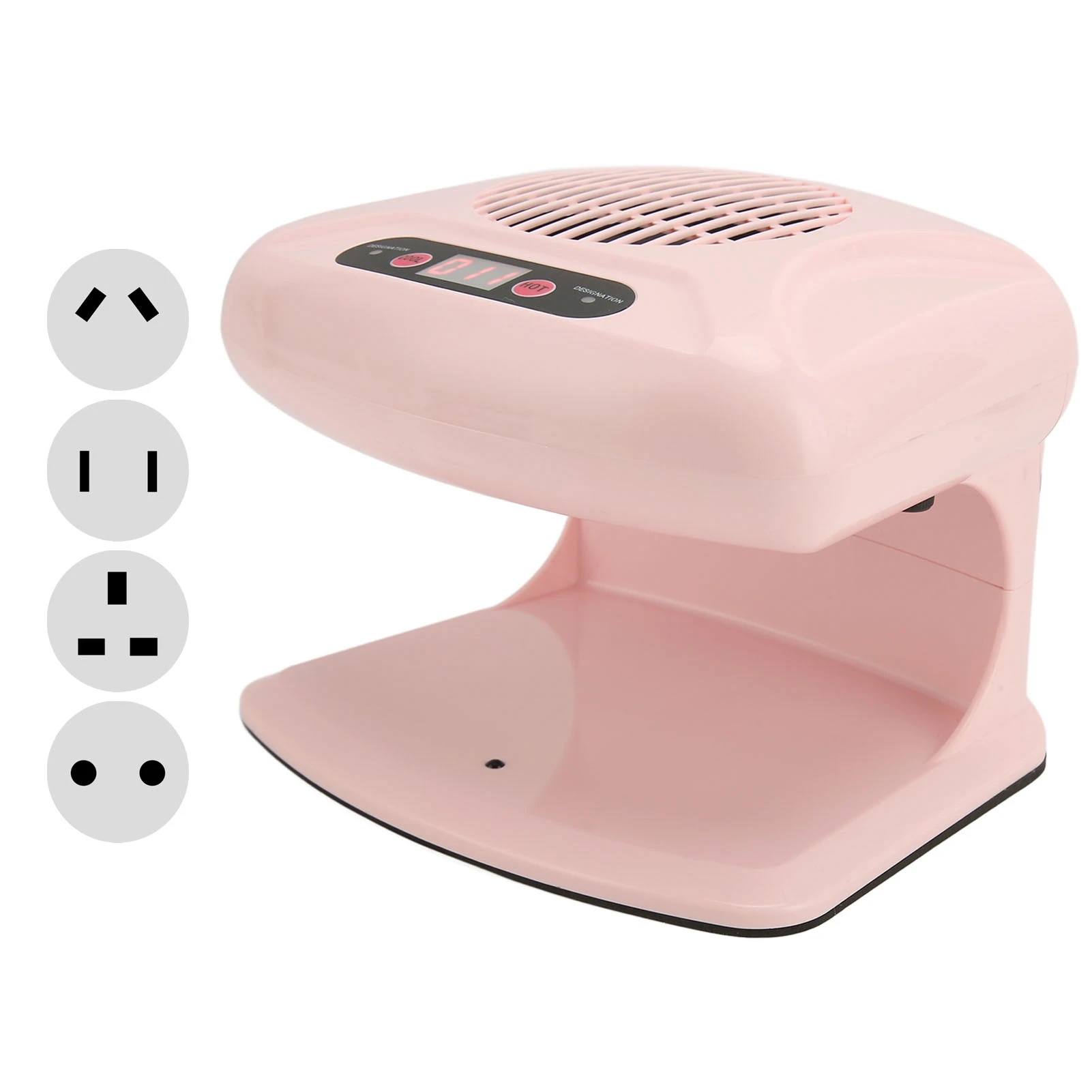 Air Nail Dryer Infrared Sensor Automatic Induction Cold Hot Air 300W ...